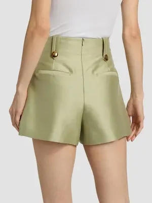 Zimmermann Luna Wool-silk Shorts
