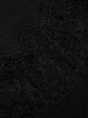 3.1 Phillip Lim Satin Lace Tie Waist Top