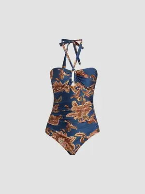 Zimmermann Aster Wide Link One-piece Swimsuit
