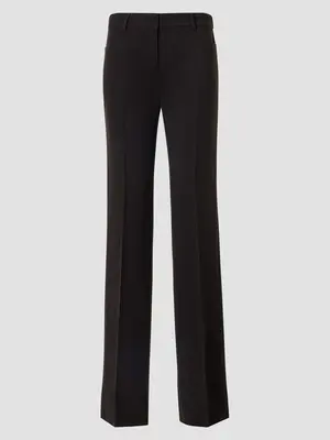 Akris Mikka Virgin Wool Pants - Espresso