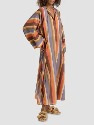 Zimmermann Solstice Cotton Tunic Maxi Dress