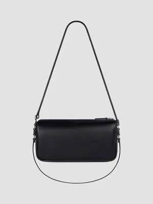 COURREGES Leather Camera Bag - Black