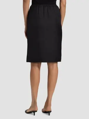 Loulou De Saison Vasali Knee-length Skirt - Black
