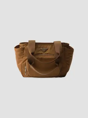 Prada Re-nylon Tote Bag - Brown