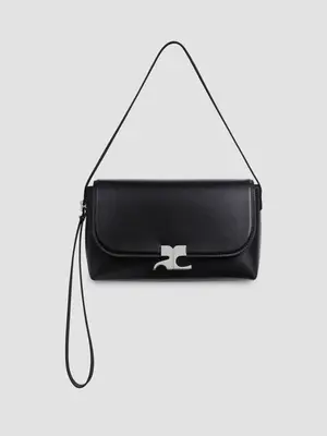 COURREGES Icotype Leather Shoulder Bag
