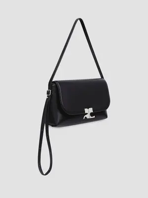 COURREGES Icotype Leather Shoulder Bag