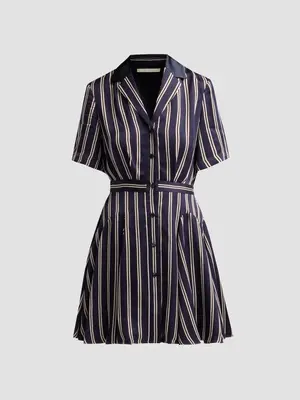 JASON WU Striped Mini Shirtdress