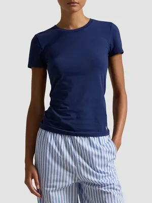 Polo Ralph Lauren Stretch Cotton T-shirt - Navy