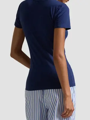 Polo Ralph Lauren Stretch Cotton T-shirt - Navy