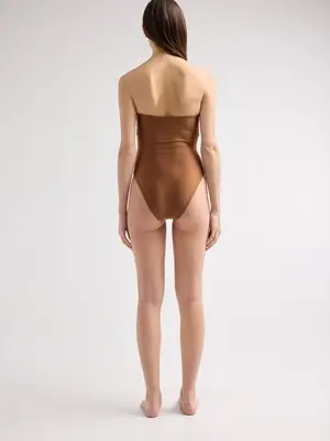 Zimmermann Aster Scarf Tie One-piece Swimsuit
