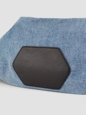 3.1 Phillip Lim Medium Luna Cotton Denim Hobo Bag