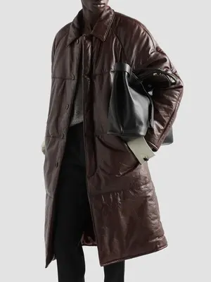 Prada Padded Nappa Leather Coat