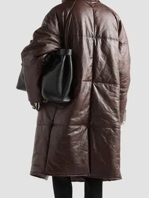 Prada Padded Nappa Leather Coat