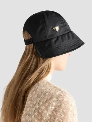 Prada Nylon Hat - Black