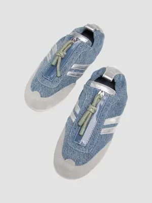 3.1 Phillip Lim On The Go Denim Low-top Sneakers - Medium Indigo