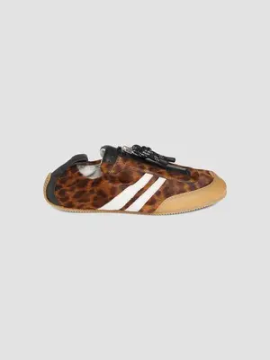 3.1 Phillip Lim On The Go -print Calf Hair Low-top Sneakers - Leopard