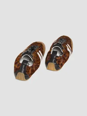 3.1 Phillip Lim On The Go -print Calf Hair Low-top Sneakers - Leopard