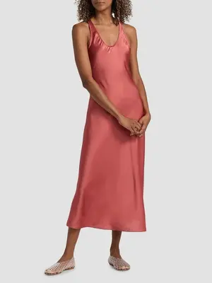 Ba&sh Cloa Bias-cut Midi-dress