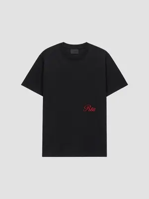 RtA Curva Ultra Liam Cotton T-shirt Black Nif Script