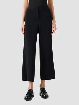 Akris Marlon Wide-leg Crop Pants