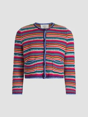 Ba&sh Fanny Striped Cardigan
