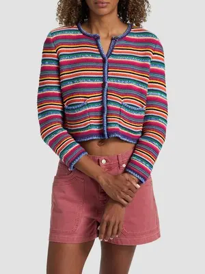 Ba&sh Fanny Striped Cardigan