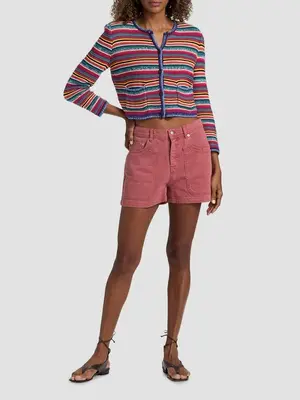 Ba&sh Fanny Striped Cardigan