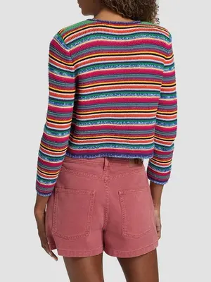 Ba&sh Fanny Striped Cardigan