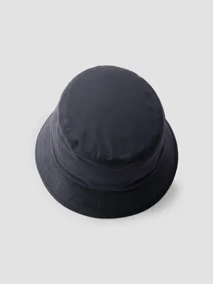Prada Old Gabardine Bucket Hat - Blue