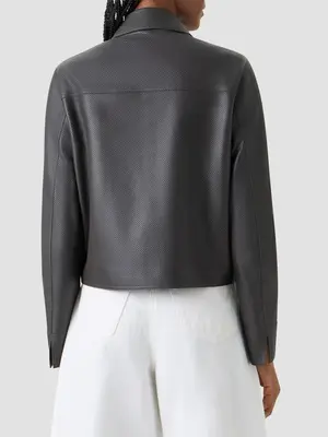 Akris Leather Motorbike Jacket