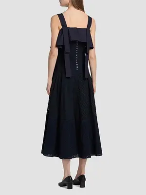 3.1 Phillip Lim Broderie Anglaise Patchwork Midi-dress
