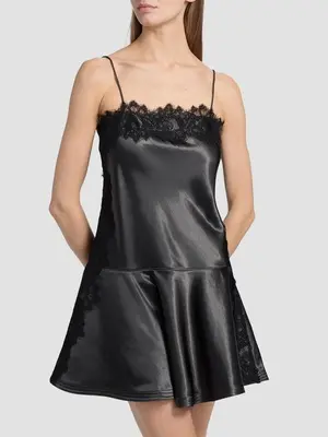 3.1 Phillip Lim Lace-trim Cami Minidress