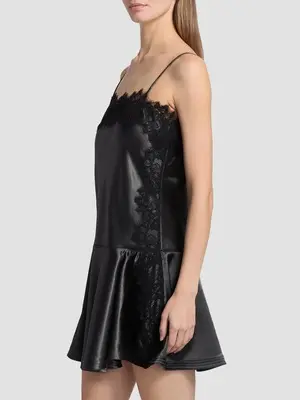 3.1 Phillip Lim Lace-trim Cami Minidress