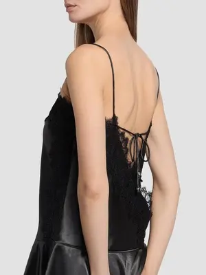 3.1 Phillip Lim Lace-trim Cami Minidress
