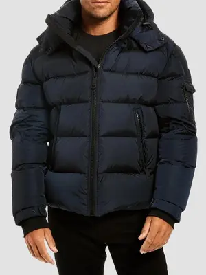 Sam. Glacier Down Puffer Jacket - Navy