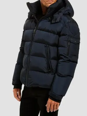 Sam. Glacier Down Puffer Jacket - Navy