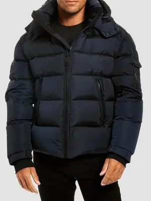 Sam. Glacier Down Puffer Jacket - Navy