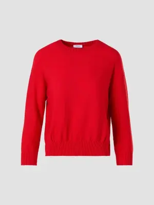 Akris Drop Shoulder Virgin Wool Sweater