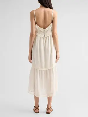 Ba&sh Penny Lace Midi Dress