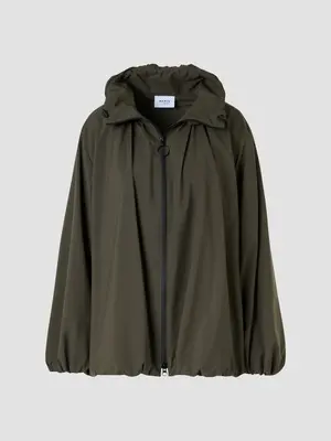 Akris Short Parachute Taffeta Parka