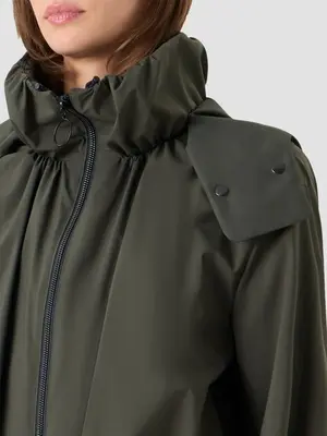 Akris Short Parachute Taffeta Parka