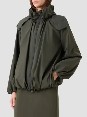 Akris Short Parachute Taffeta Parka