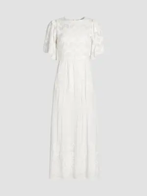 Ba&sh Aphrodite Embroidered Maxi Dress