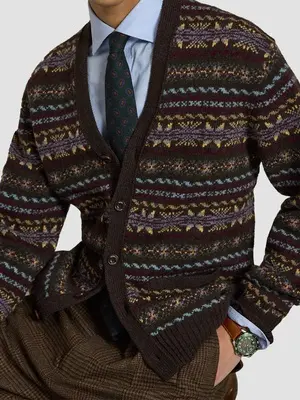 Polo Ralph Lauren Fair Isle-style Wool Cardigan