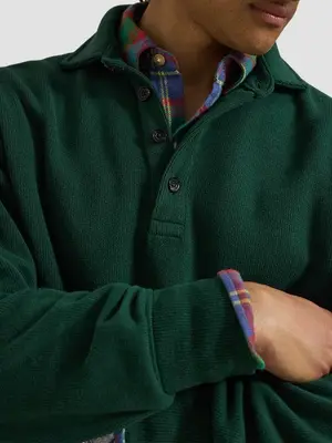 Polo Ralph Lauren Cotton-blend Polo Sweater - Moss Agate