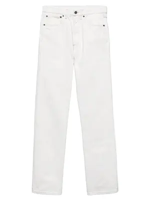 Prada Old Denim Five-pocket Jeans - White
