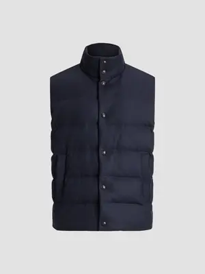 Ralph Lauren Purple Label Harwick Cashmere-blend Down Vest