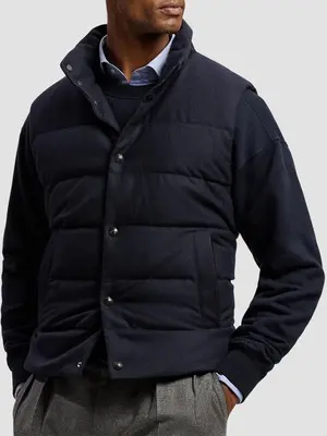 Ralph Lauren Purple Label Harwick Cashmere-blend Down Vest
