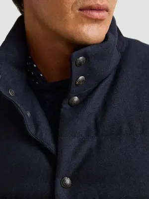 Ralph Lauren Purple Label Harwick Cashmere-blend Down Vest