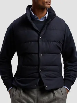 Ralph Lauren Purple Label Harwick Cashmere-blend Down Vest
